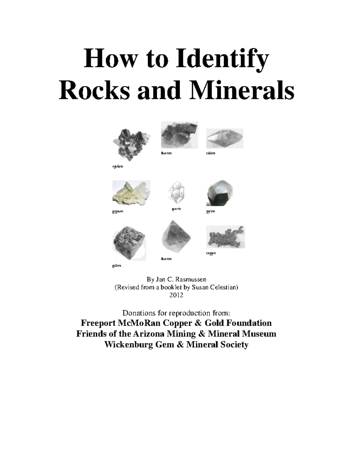 Rock and mineral identification 2012 - How to Identify Rocks and ...