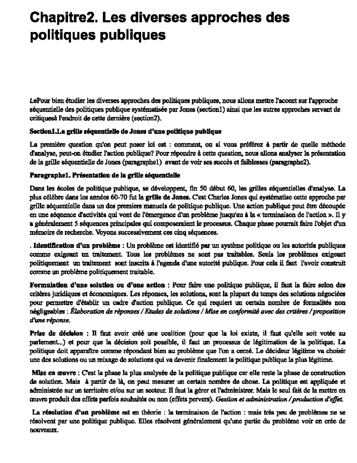 Aproches politiques - science politique - Studocu