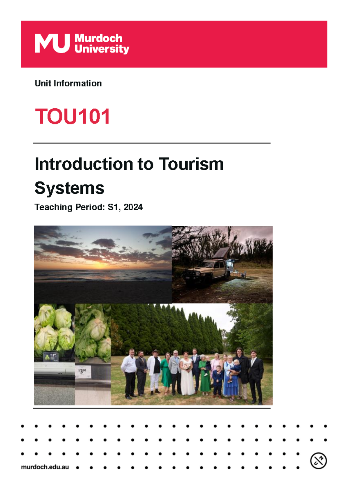 Unit Information and Learning Guide (UILG) TOU101 - Unit Information ...