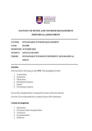 Notes Chapter 7 - only for uitm student that takes htt280 subject ...