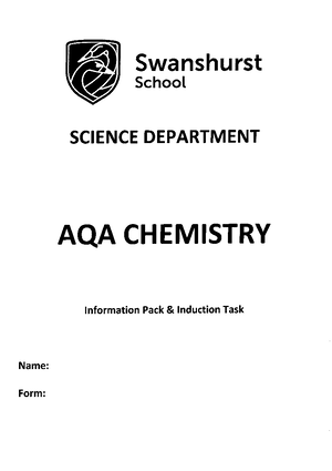 AQA Chemistry A-Level Required Practical 10 Preparation of an organic ...