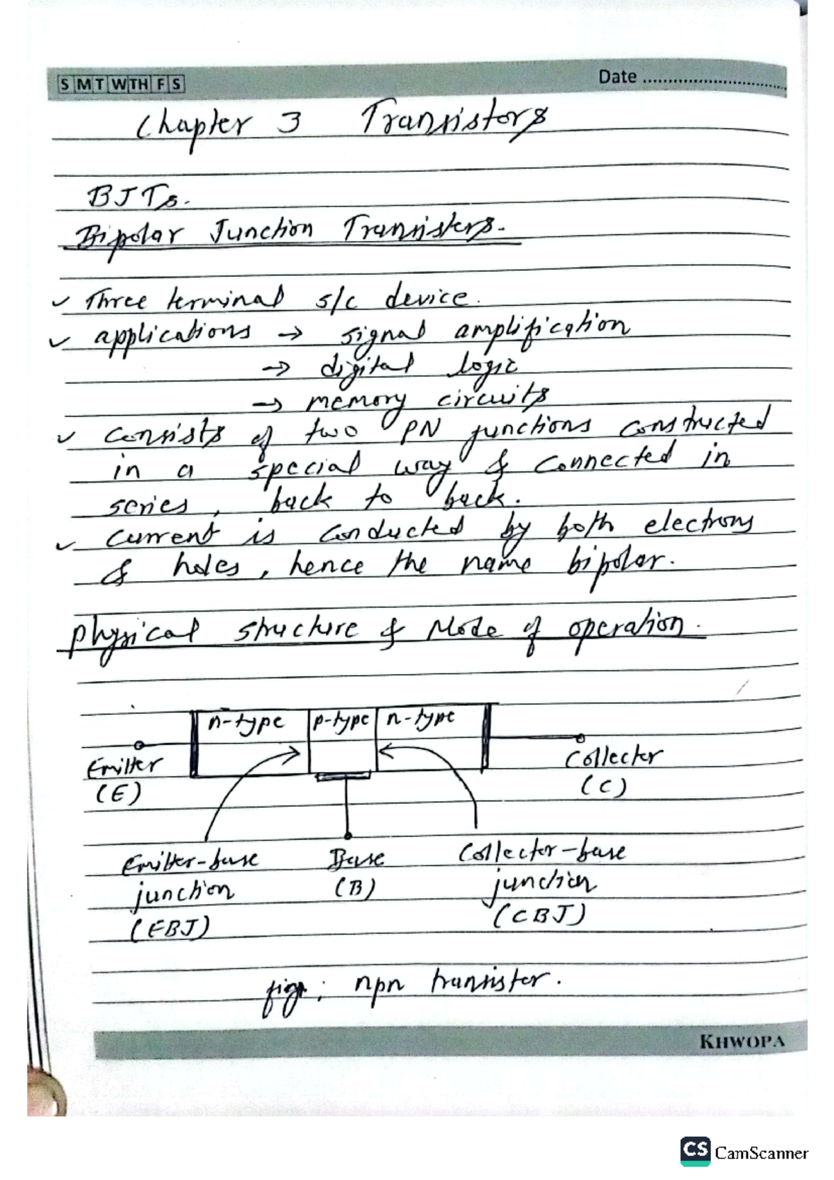3 8 Bipolar Junction Transistor Electrical Engineering Studocu