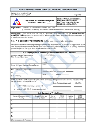 Residential Safety Program - CSHP TEMPLATE FOR RESIDENTIAL PROJECT/S (2 ...