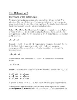 Math 2700 Linear Systems - Linear Systems Introduction to Linear ...