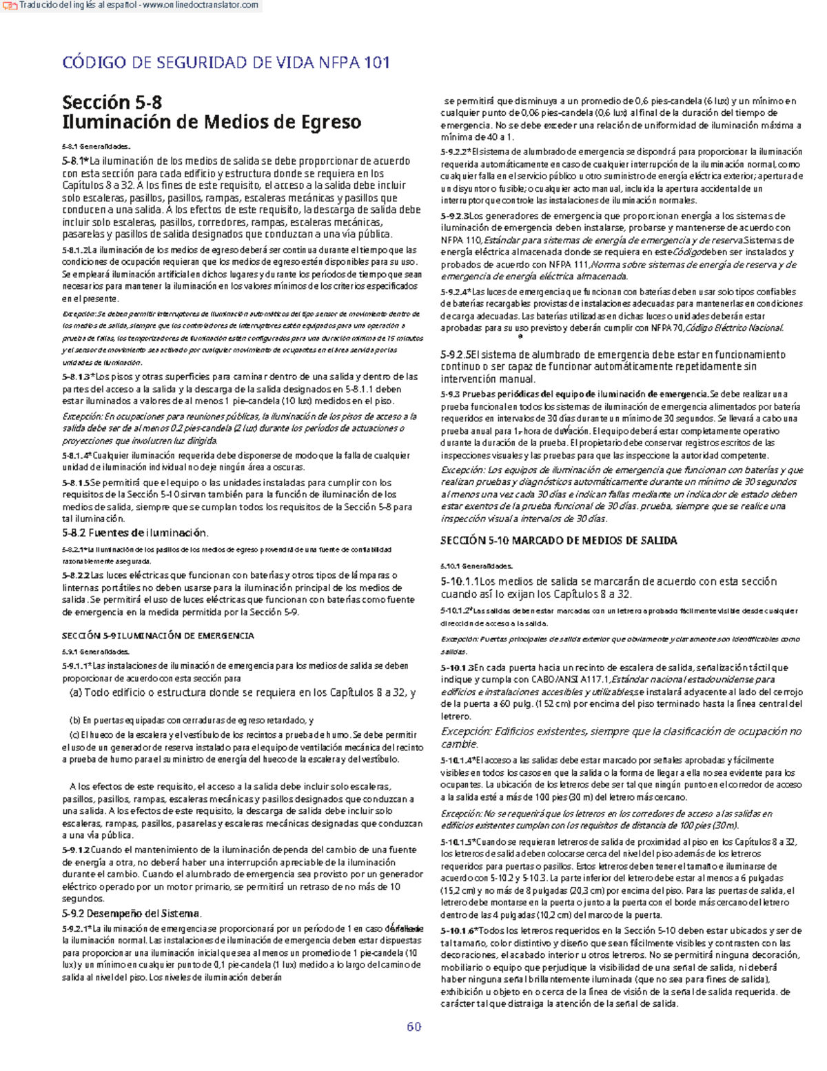 Nfpa life saftey code - NFPA ESPAÑOL - CÓDIGO DE SEGURIDAD DE VIDA NFPA ...