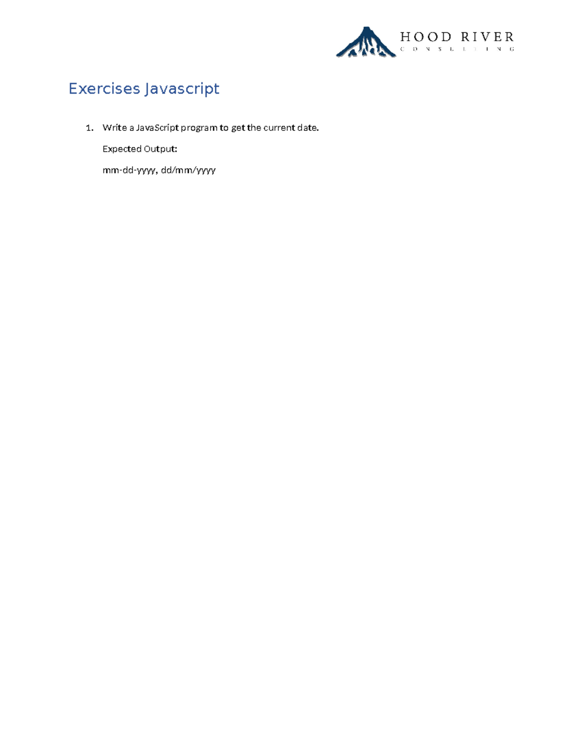 HRC - Exercises JS - Ejercicios para programar - Exercises Javascript ...
