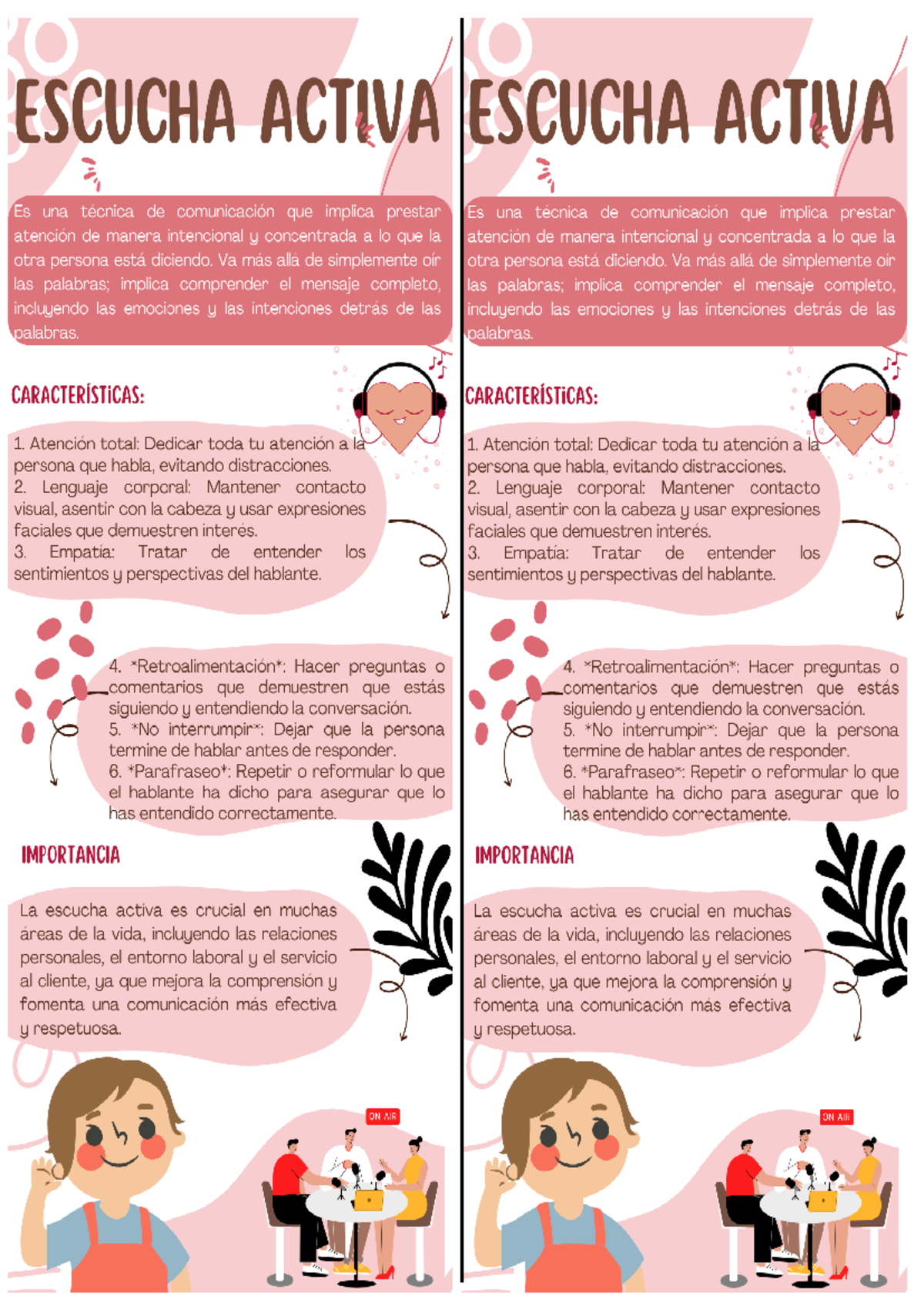 Infografia escucha activa - ESCUCHA ACTIVA ESCUCHA ACTIVA Es una ...