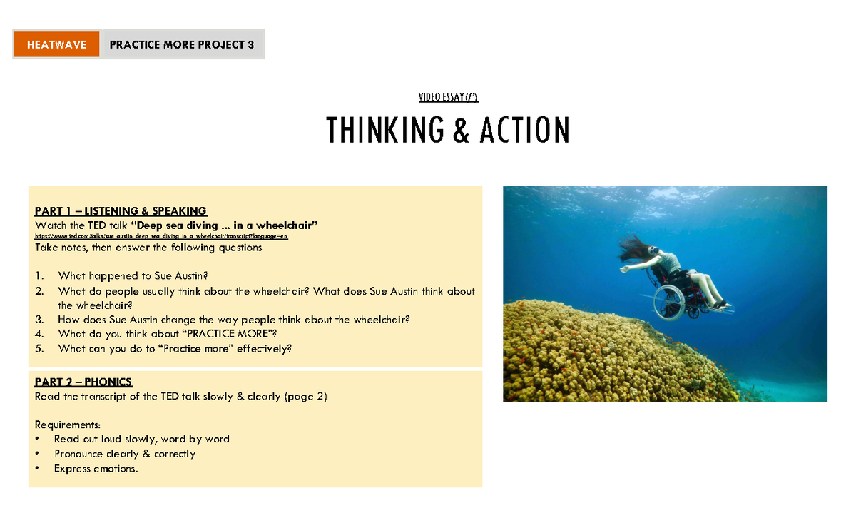PM Project 3 - jvjveje - VIDEO ESSAY (7’) THINKING & ACTION PRACTICE ...