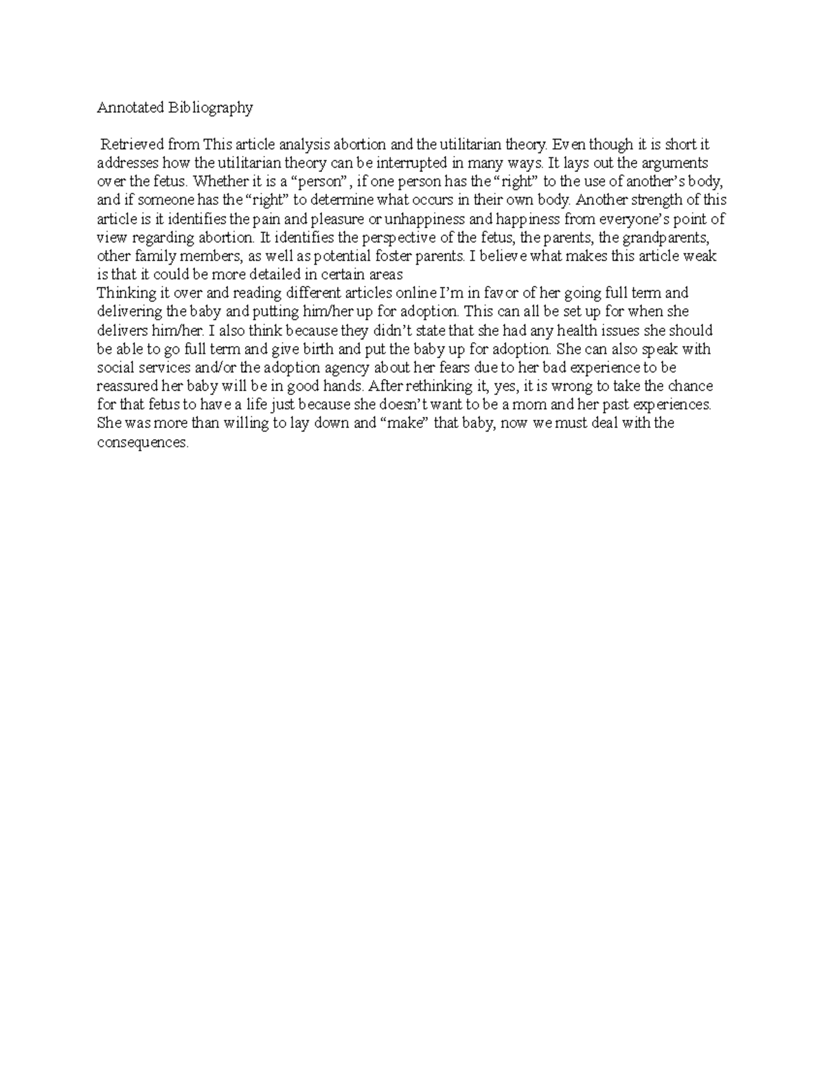 Annoated Bio - huijbhuinnbg - Annotated Bibliography Retrieved from ...