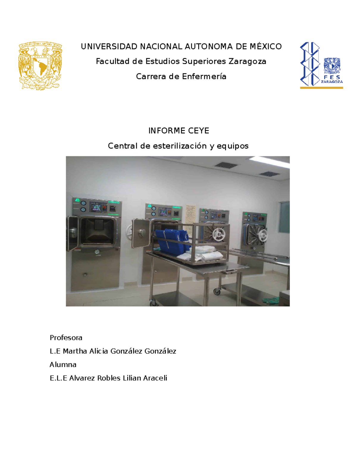 Informe CEYE - material - UNIVERSIDAD NACIONAL AUTONOMA DE MÉXICO ...