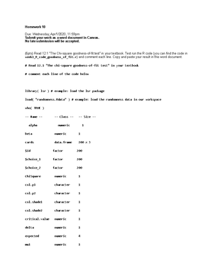 Statistics Homework - Elementary Statistics 10. a. P(red, white) = P ...