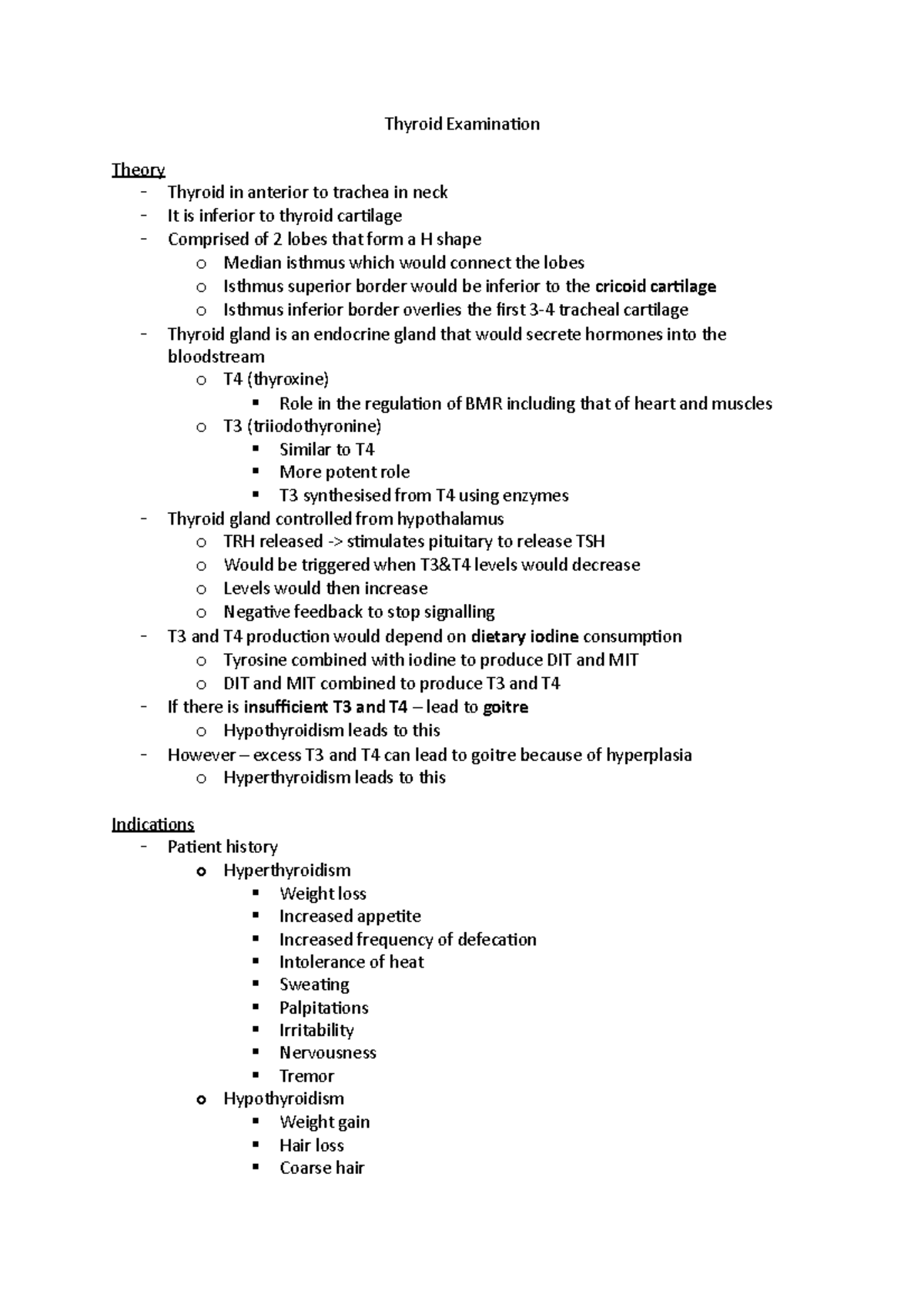 Thyroid Examination - OSCE - Thyroid Examination Theory - Thyroid in ...