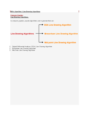 Computer graphics lab manual - Studocu
