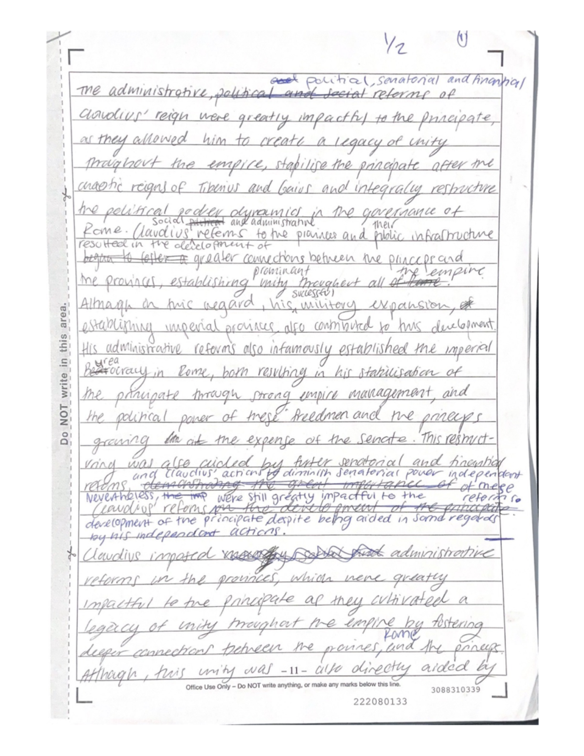 Reforms of Claudius - y and politial (, Senatorial and finantial The ...