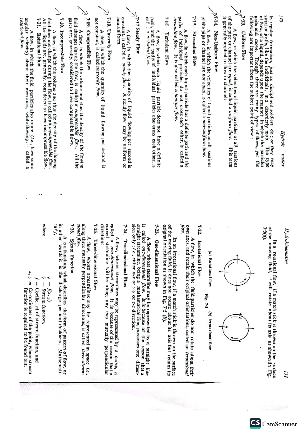 CONTINUITY QUESTION EXAMPLE - Mechanics of Fluid II - CamScanner - Studocu