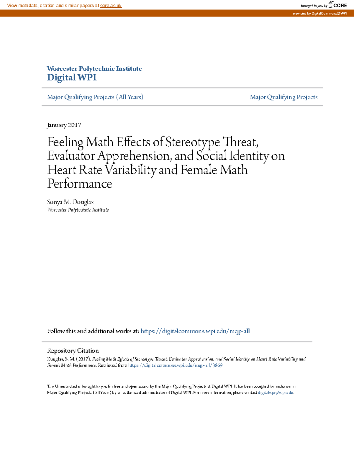212972362 - Cours - Worcester Polytechnic Institute Digital WPI Major Qualifying Projects (All ...