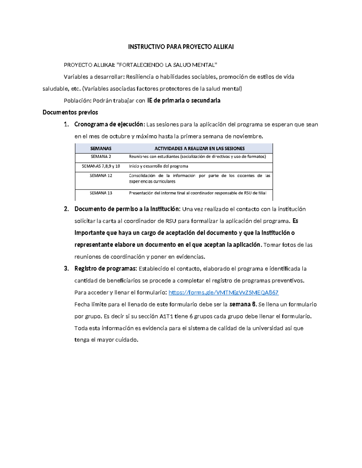Instructivo PARA Allikai - INSTRUCTIVO PARA PROYECTO ALLIKAI PROYECTO ...