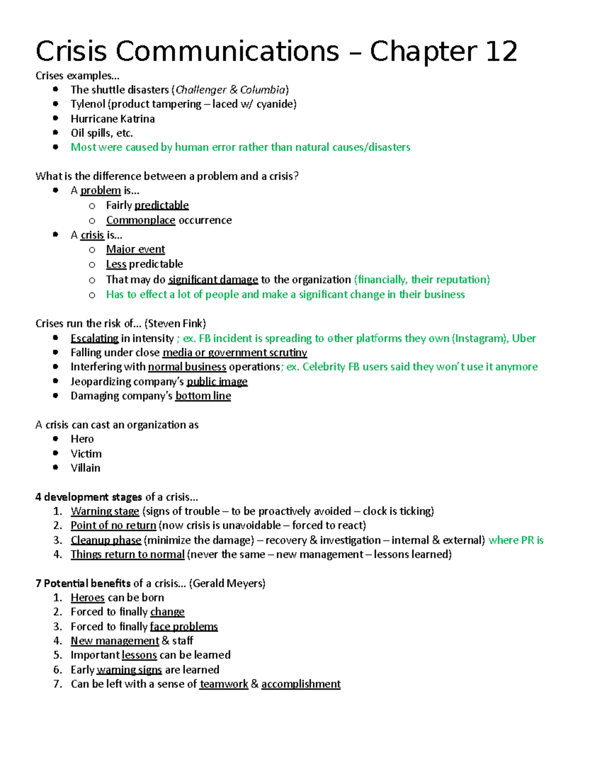 Pr272 ch12 - Taught by Professor Amy Hitt - Crisis Communications ...
