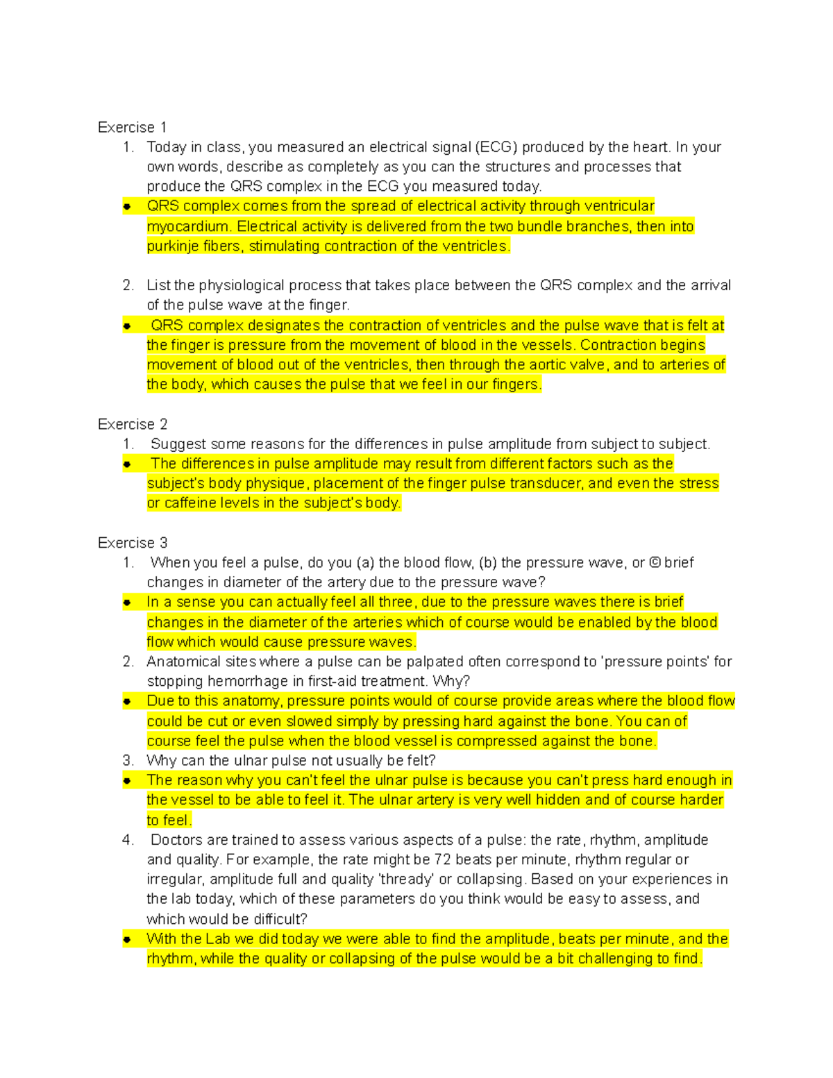 Lab tutor - Exercise 1 1. Today in class, you measured an electrical ...