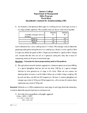 Typical exams questions - Page 1 of 3 TYPICAL EXAM QUESTIONS 1. A ...