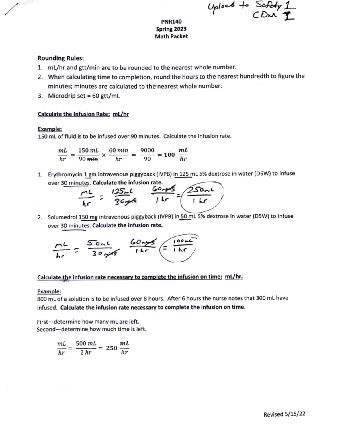 PNR 140 Math Practice Packet - / Rounding Rules: PNR Spring 2023 Math ...