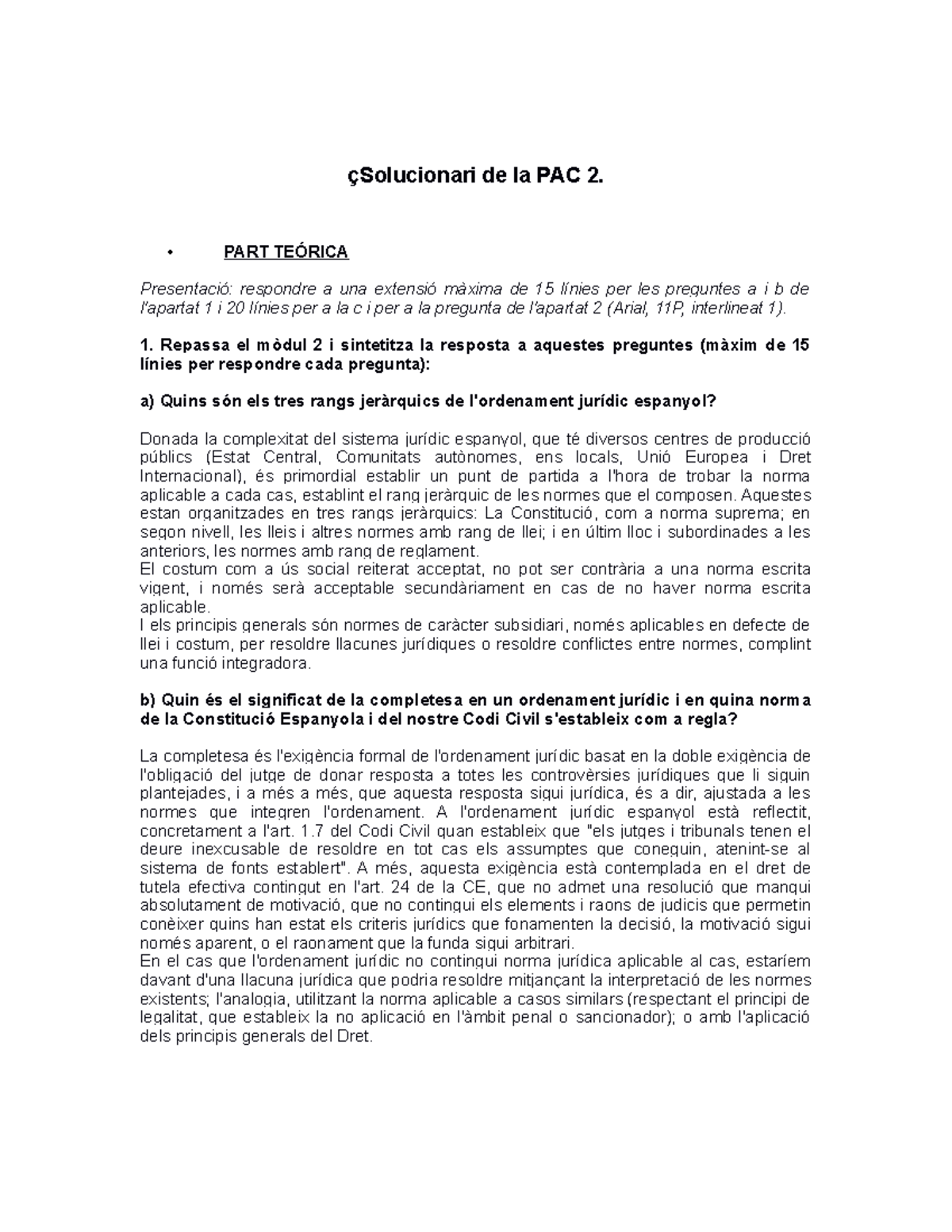 03 - Solucions PEC 2 Sistema Constitucional 2018 - çSolucionari de la ...