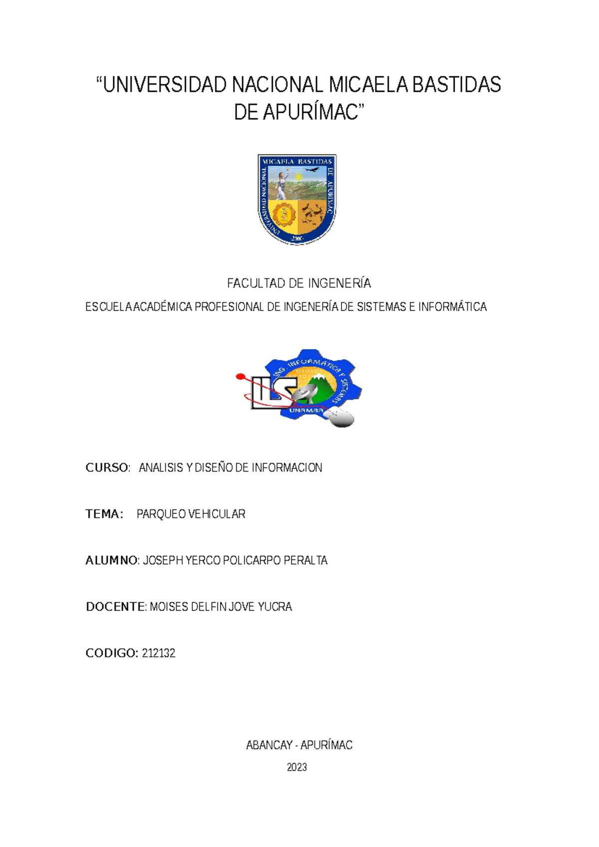ADSI - HGJHGJ - “UNIVERSIDAD NACIONAL MICAELA BASTIDAS DE APURÍMAC ...