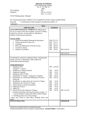 Deed Receipt Reassignment for transfer - Conveyancing - USIM - Studocu