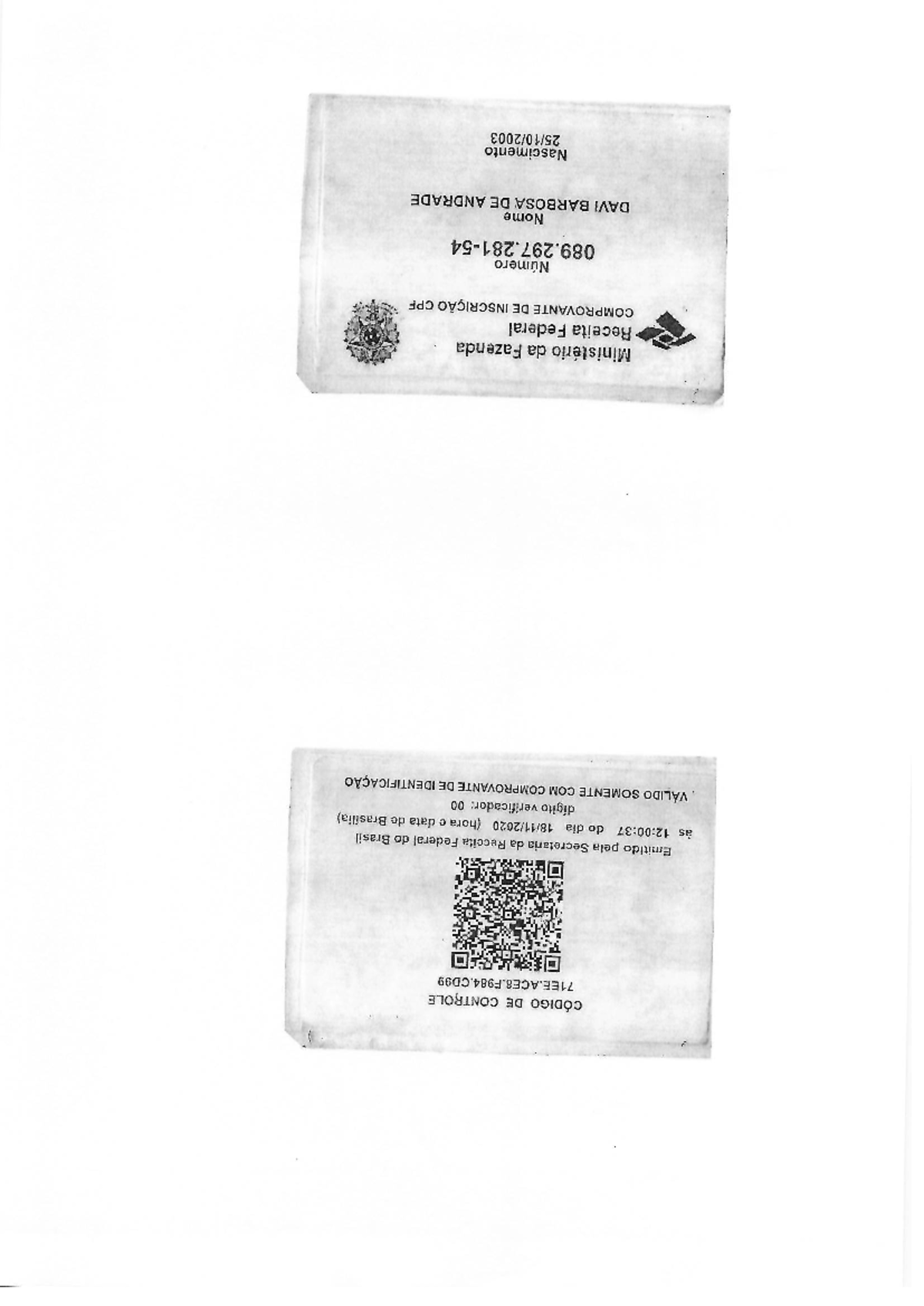 CPF DAVI Barbosa - atendimento educacional especializado - Studocu