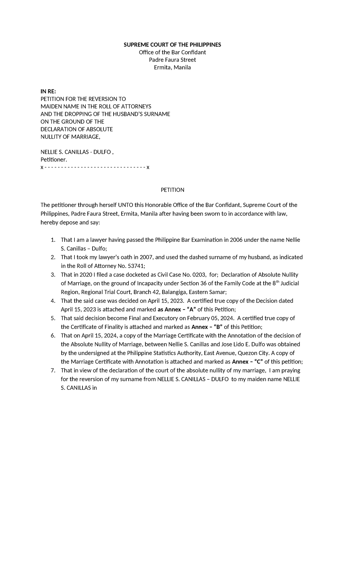 Supreme Court OF THE Philippines - SUPREME COURT OF THE PHILIPPINES ...