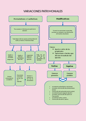 Las Cuentas - Clasificación. Variaciones Patrimoniales. LAS CUENTAS El ...