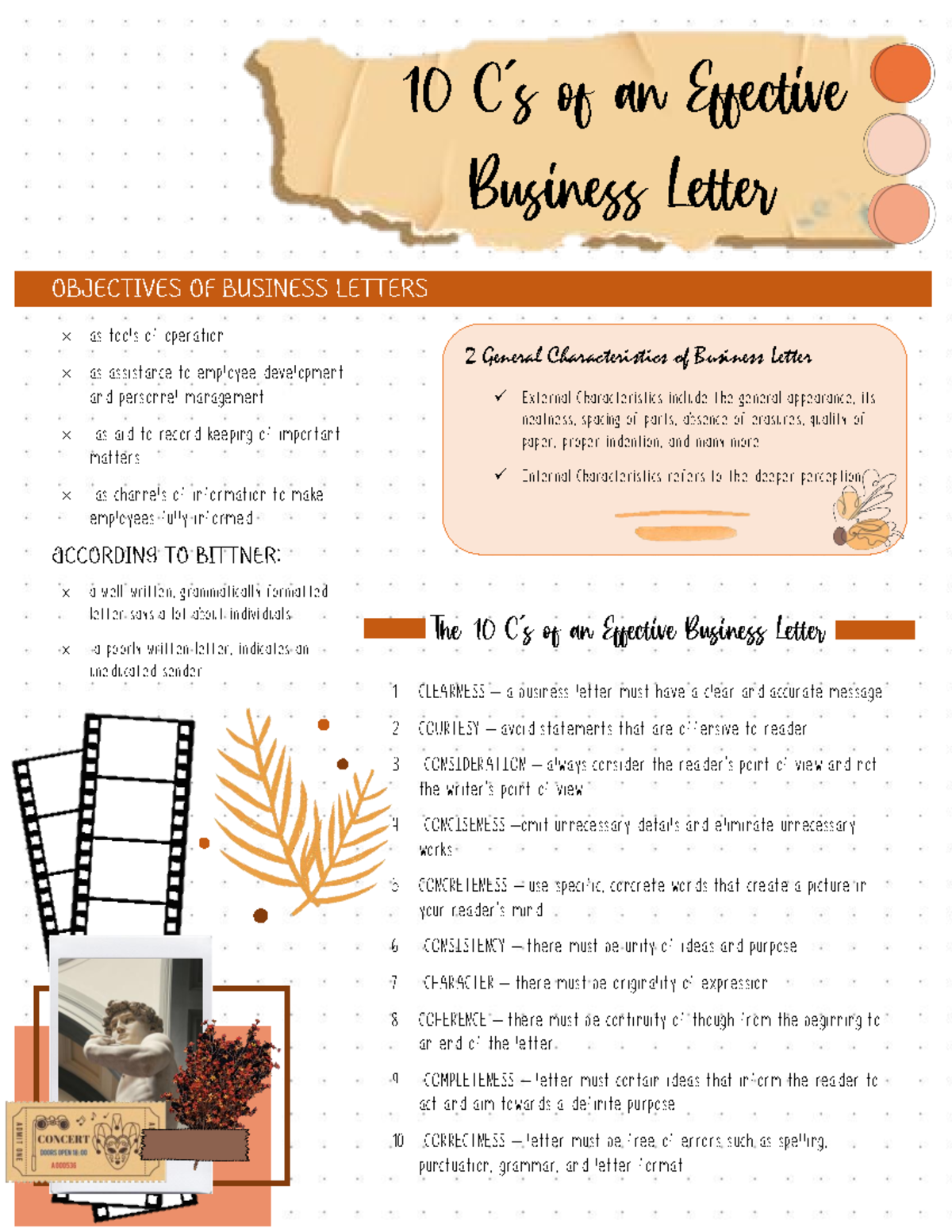 10c of Business Letter - 10 C’s of an Effective Business Letter as ...