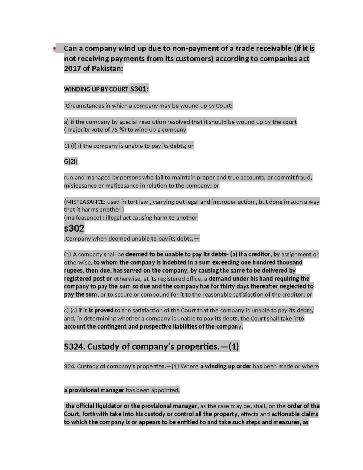 Company wind up - helpful - Can a company wind up due to non-payment of ...