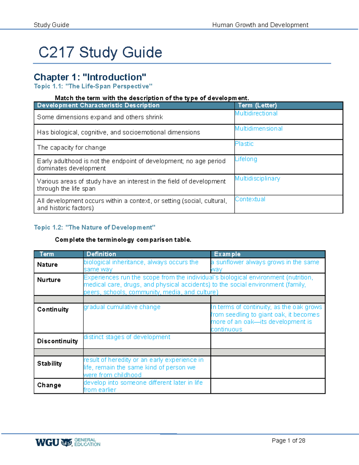 C217 materials study guide Copy - C217 Study Guide Chapter 1 ...