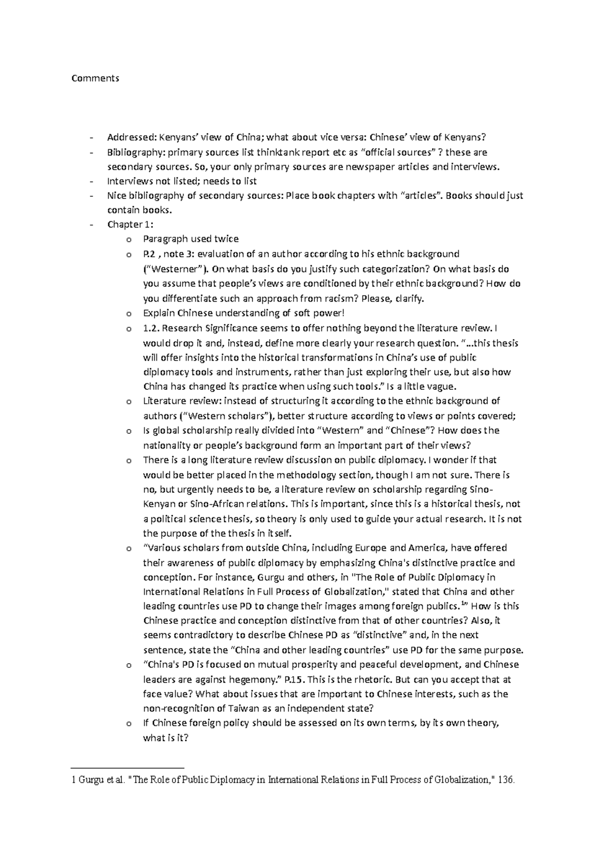 Comments - Feedback from other students, and how to respond to it using ...