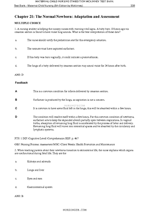 CH28 TB - Chapter 28: The Woman with a Postpartum Complication ...