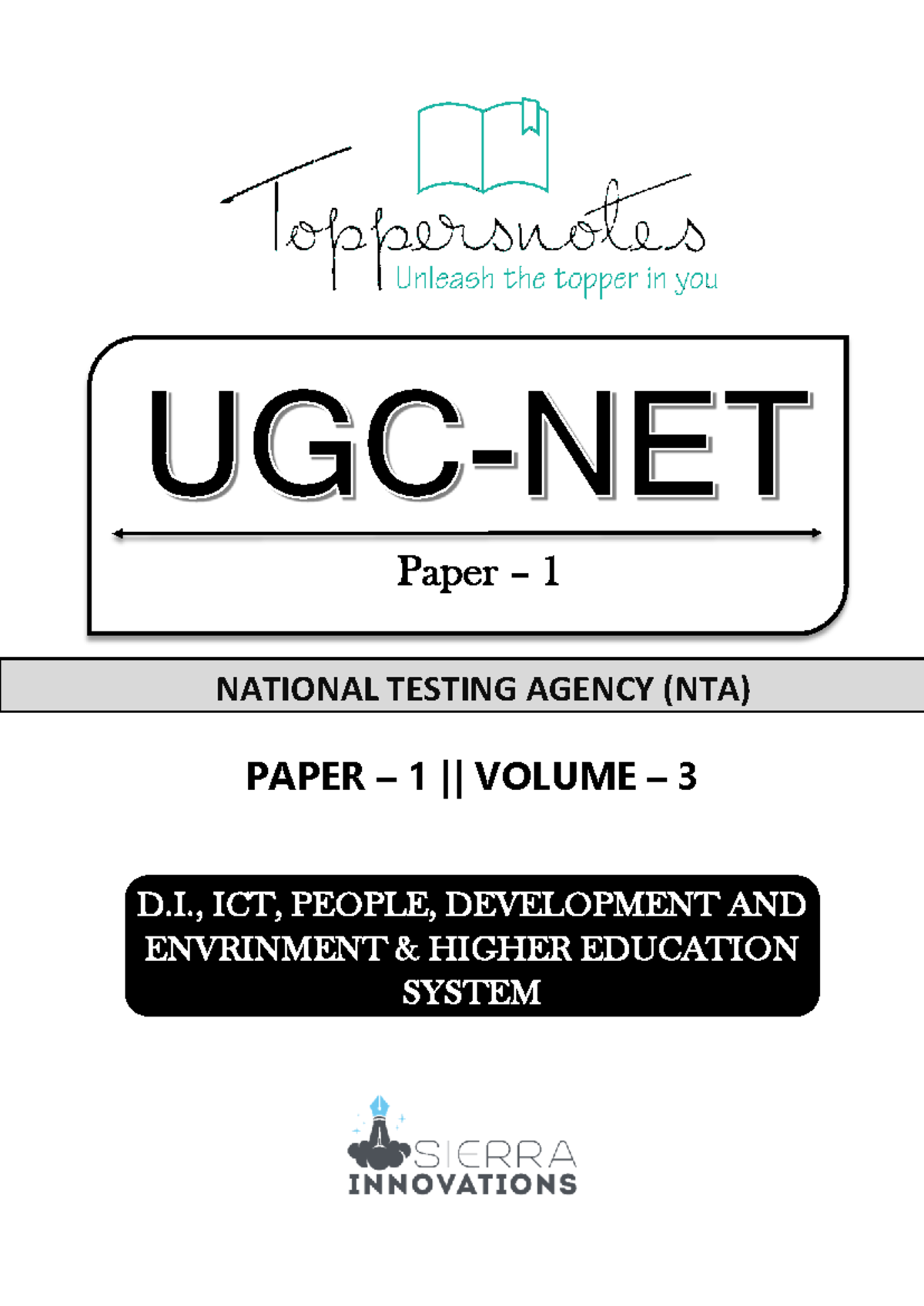 UGC NET Paper 1 VOL - ugc net - PAPER – 1 || VOLUME – 3 D., ICT, PEOPLE ...