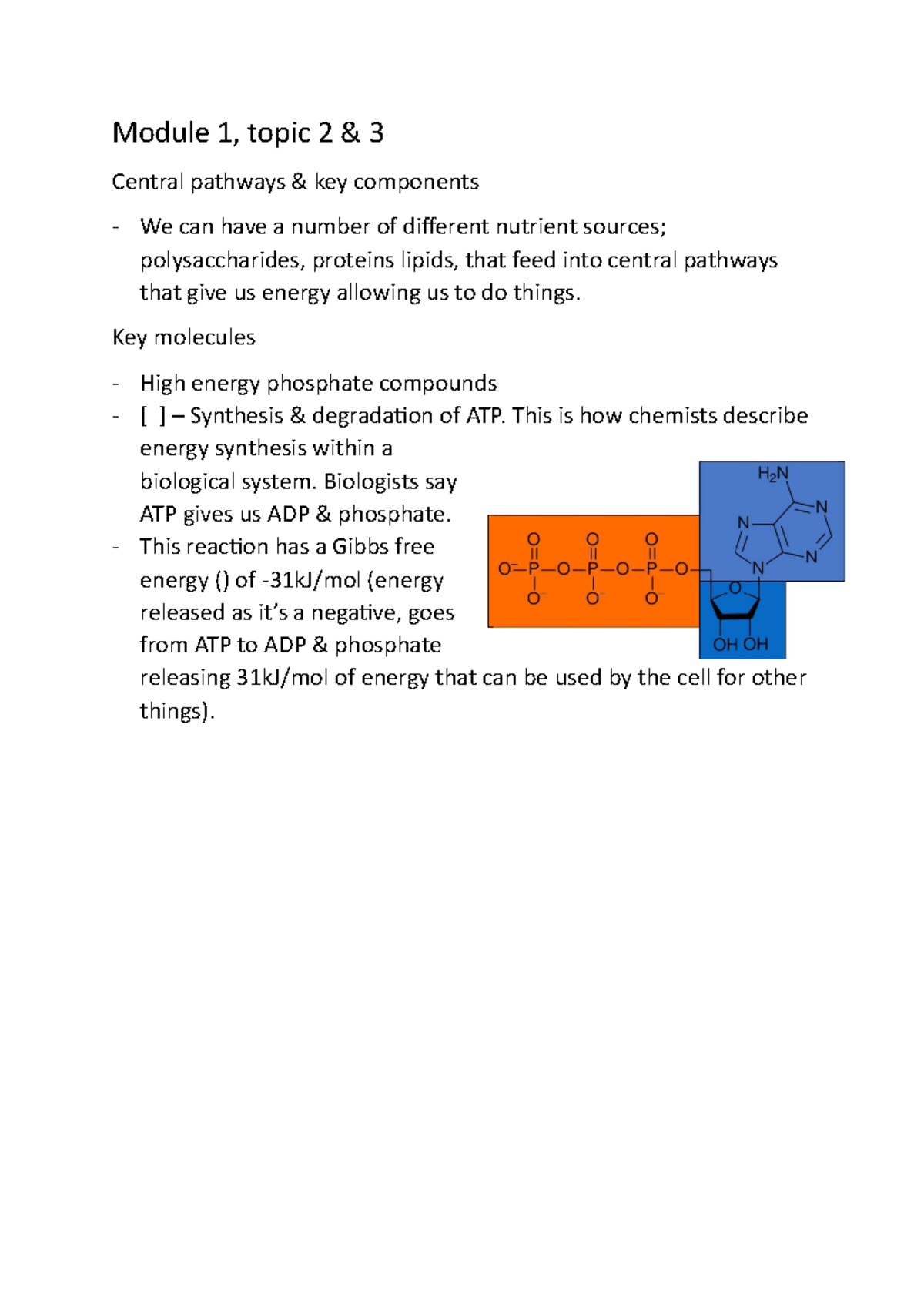 M1T2 3 - Module 1 Topic 2 & 3 - Module 1, topic 2 & 3 Central pathways ...