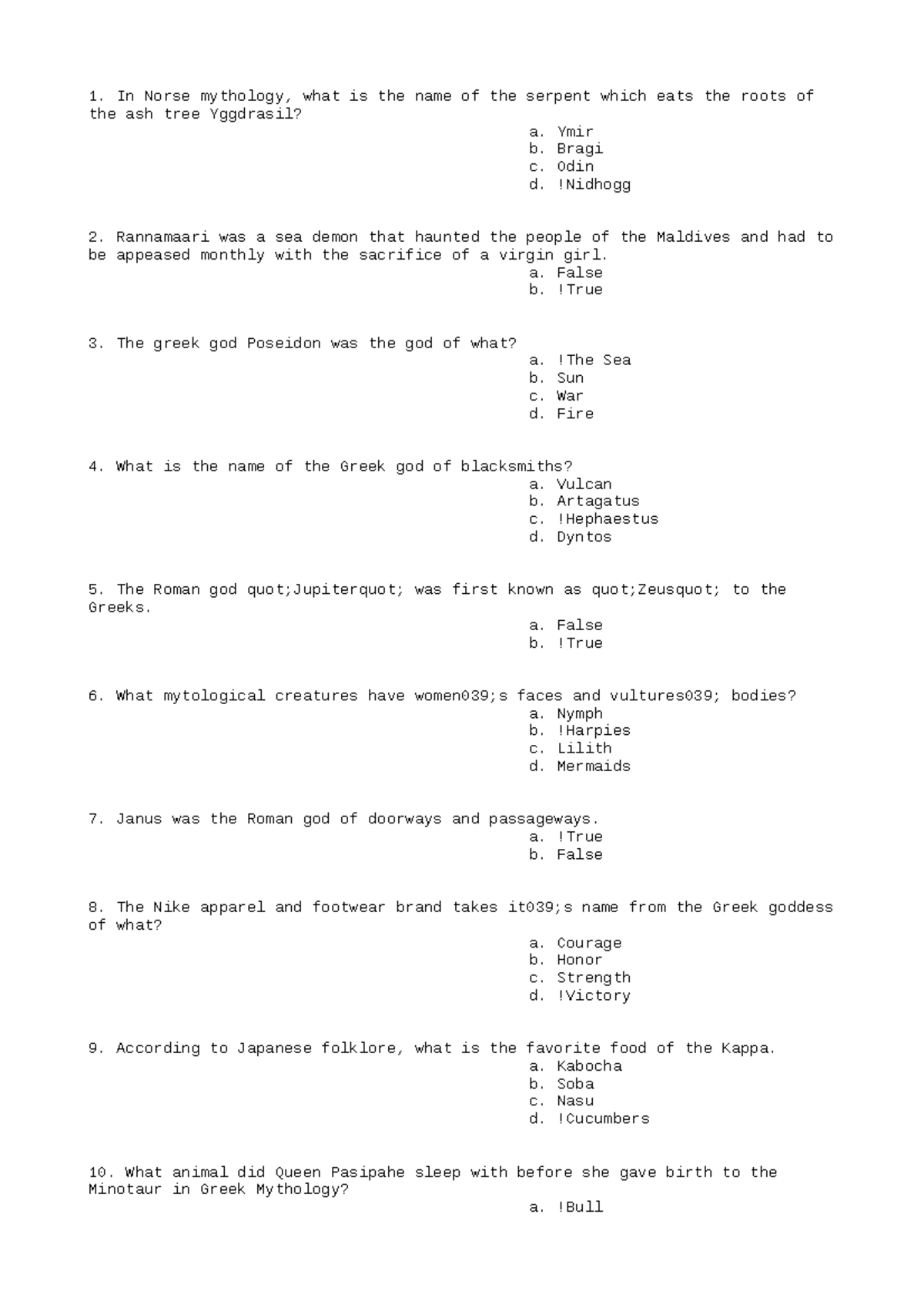 ECON Practice Problems 4 - In Norse mythology, what is the name of the ...