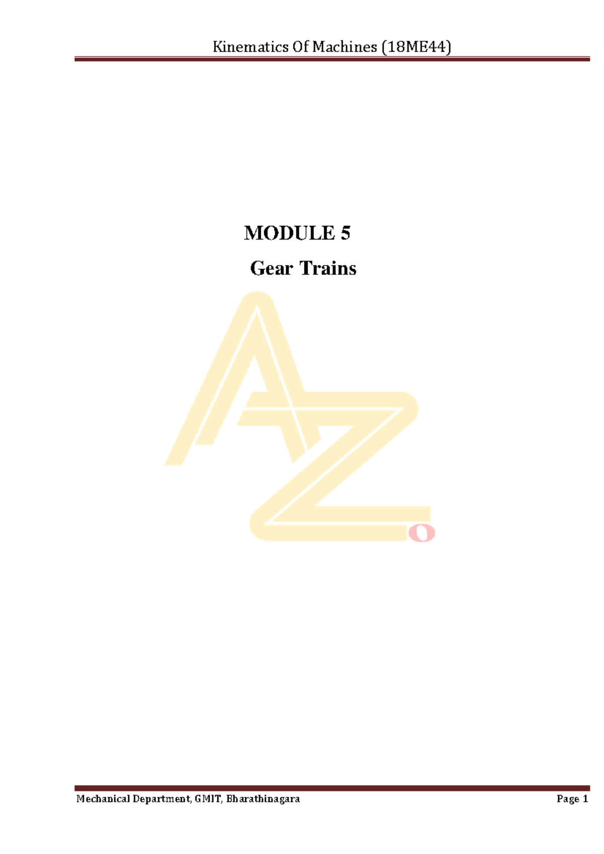 KOM Mod5@Az Documents - Nzisksnsiskssnisks - Mechanical Department ...
