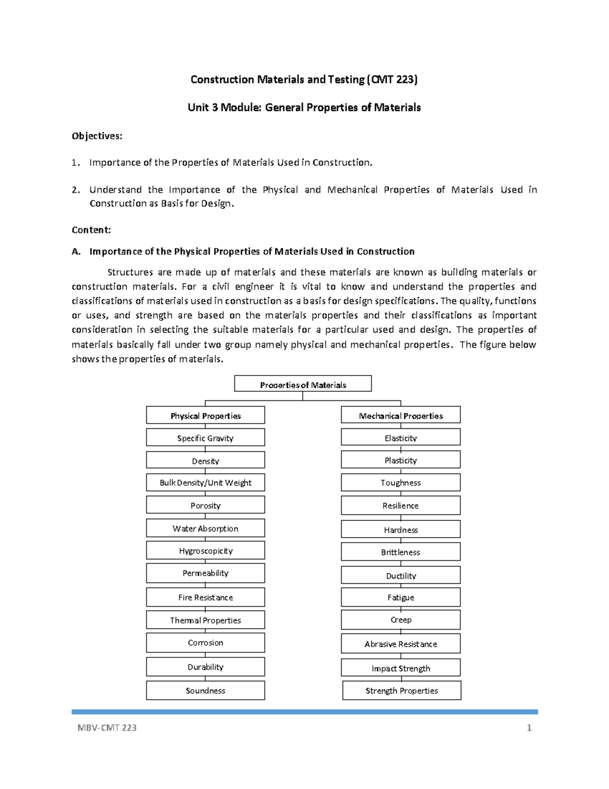 Module 03 - Math - Construction Materials and Testing (CMT 223) Unit 3 ...