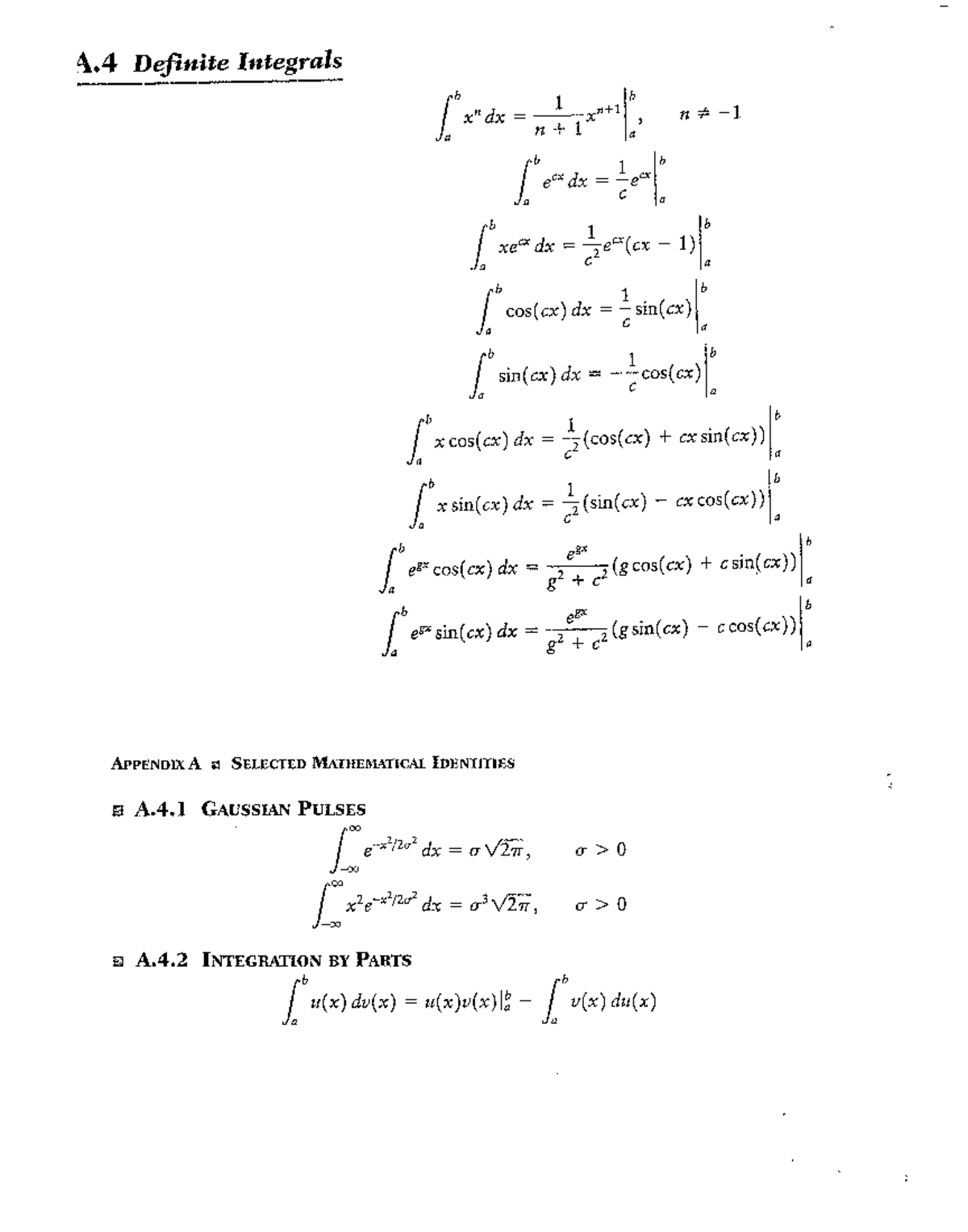 Trig integral - Maths teacherguide for freshman - Studocu