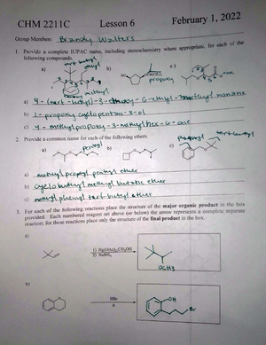 Lesson 22 assignment - CHM 2211C - Studocu