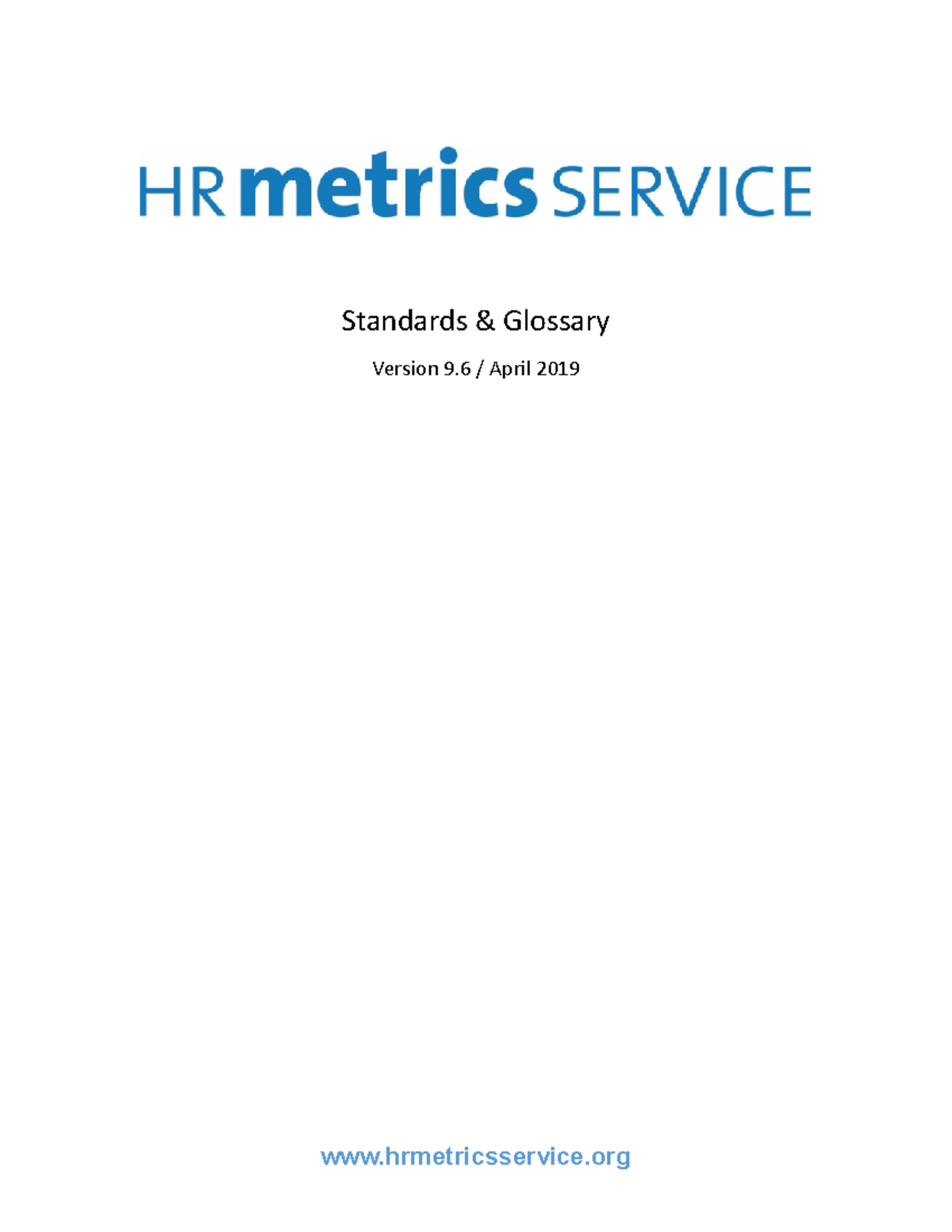 HR Metrics Service Standards and Glossary v9 - hrmetricsservice ...