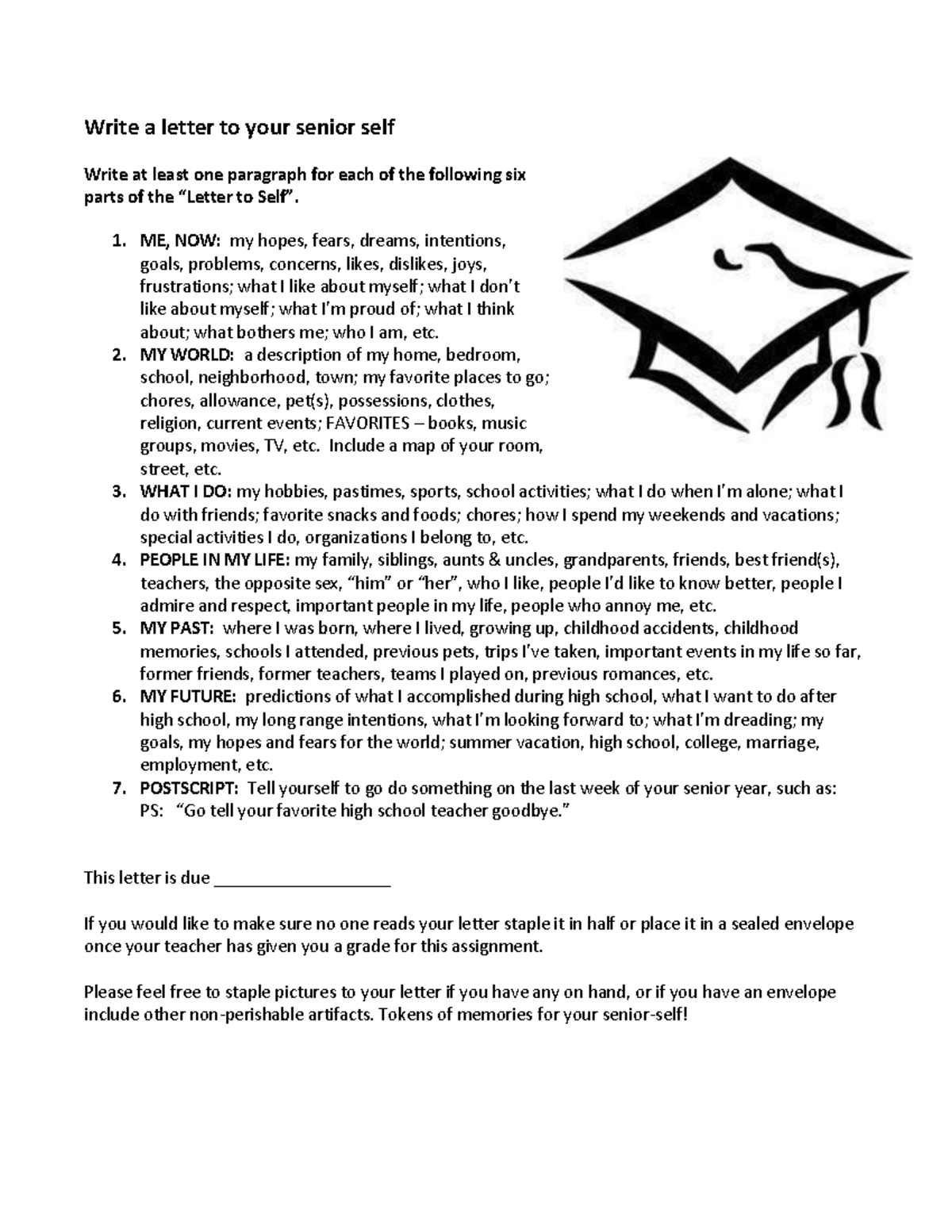 Inbound 92007 27695242915338 - Write a letter to your senior self Write ...