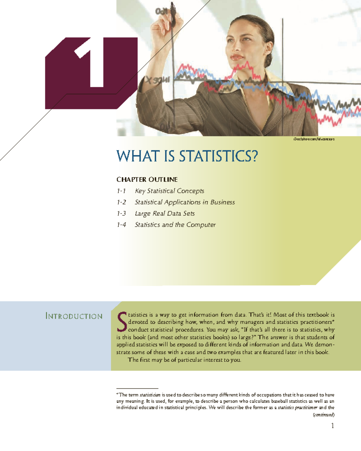 Material 002 Reader Chapters 1.1-1.4 2 - What is Statistics? CHAPTER ...