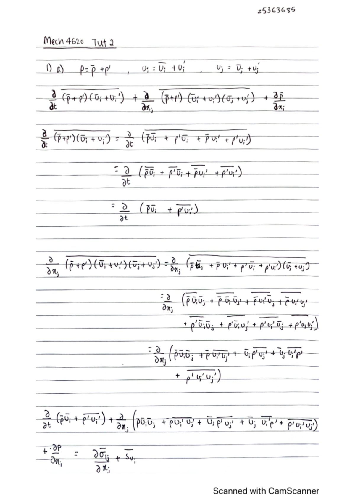 MECH4620 Tut 2 - MECH4620 - Studocu