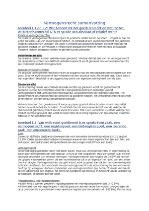 Soorten pandrecht - College-aantekeningen 2. Van a tot z uitgelegd ...
