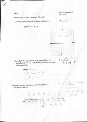 Rowan PreCalc MAT107 - MAT 107 - Studocu