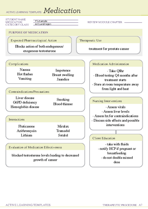 Hydroxurea - Medication Templates - NURS 400C - STUDENT ...